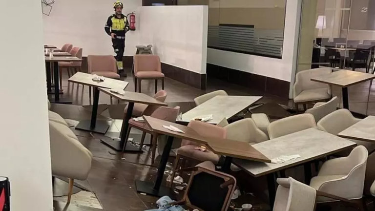 Two injured in dining room floor collapse at popular tourist hotel in ...