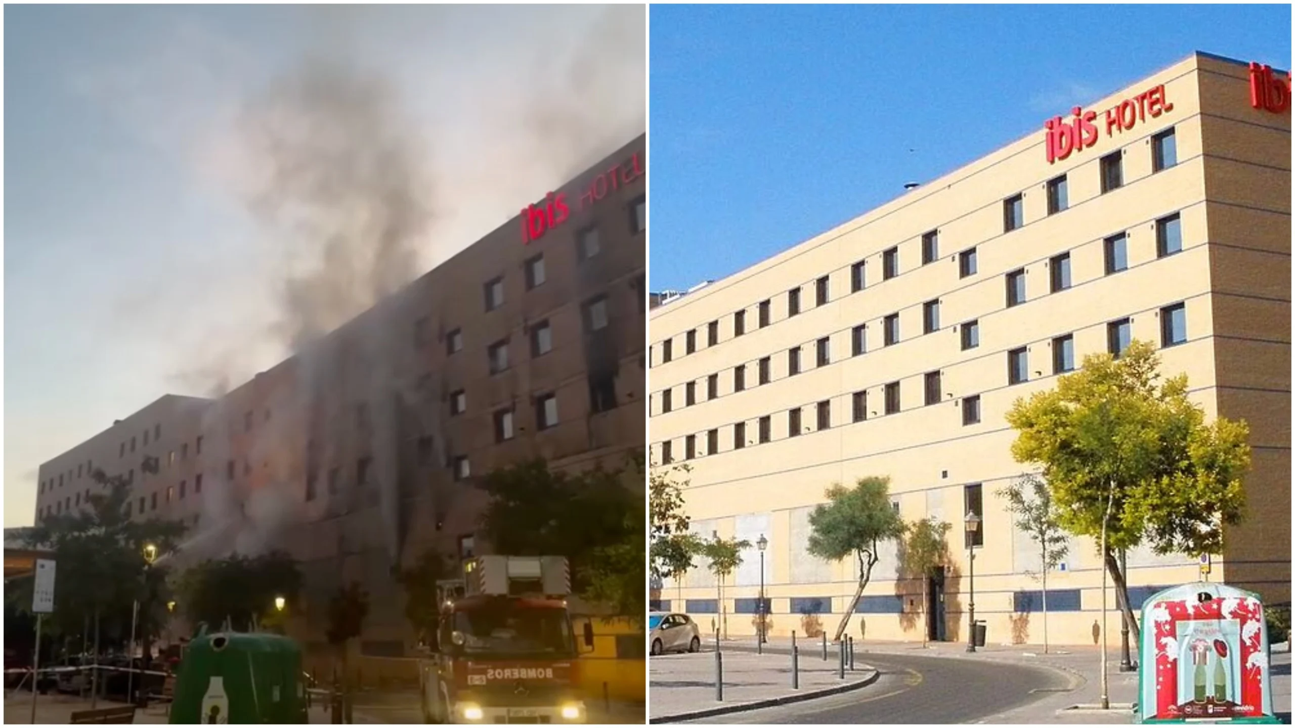 Fire guts Malaga Ibis hotel – building may collapse
