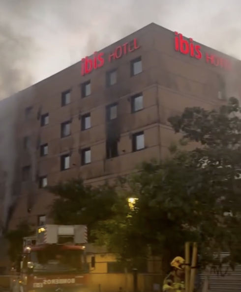 Fire guts Malaga Ibis hotel – building may collapse