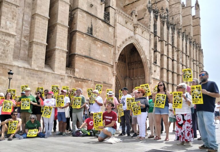 Mallorca anti-tourism protestors to 'collapse' island
